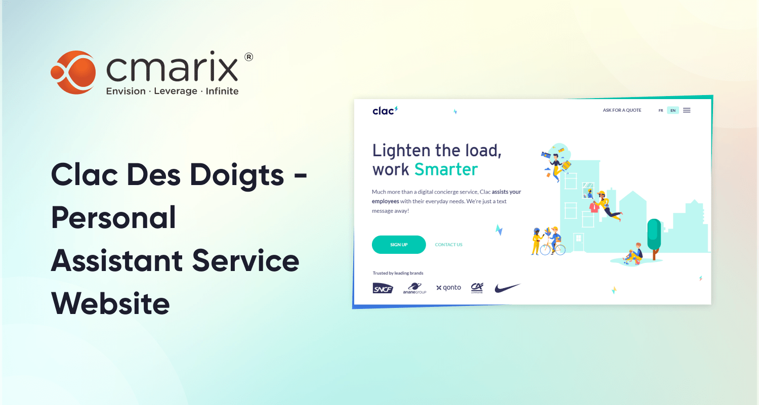 Clac des Doigts - Personal Assistant Service Website