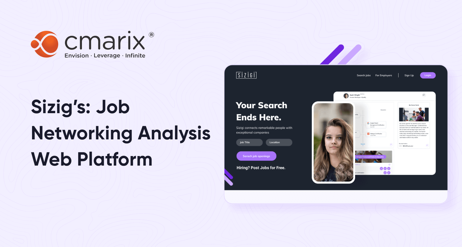 Sizigi - Job Networking Analysis Web Platform | CMARIX